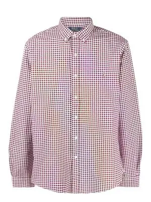 Polo Ralph Lauren Logo-embroidered Check-print Shirt - Red