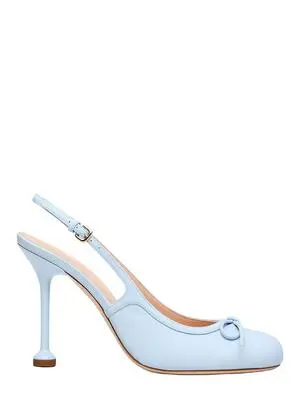 Scanlan Theodore Nappa Ballerina Slingback Pumps - Cloud