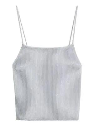 Scanlan Theodore SCANLAN THEODORE Cashmere Square Neck Camisole Cloud
