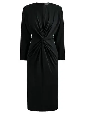 Scanlan Theodore Turban Pencil Midi Dress - Black