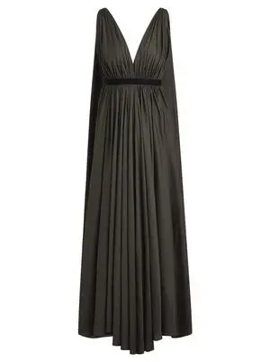 Scanlan Theodore Polished Voile Gown - Jungle