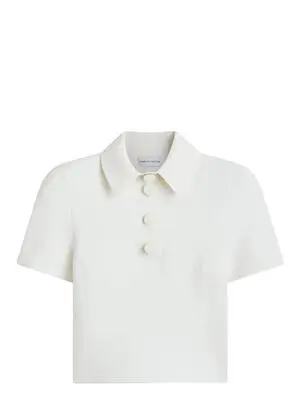 Scanlan Theodore Crepe Knit Milano Shirt - White