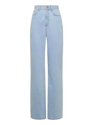 SCANLAN THEODORE Denim Drape Leg Jean