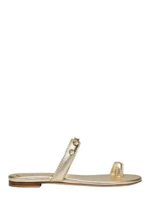 Scanlan Theodore Poppy Flat Sandal - Light.gold