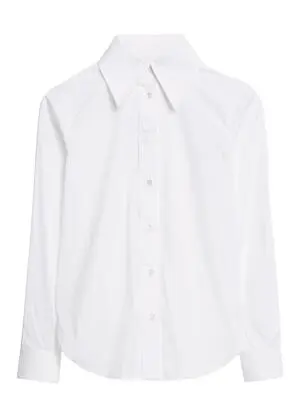 Scanlan Theodore Cotton Slim Fit Shirt - White