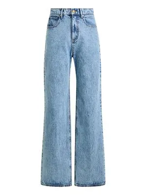 Scanlan Theodore Denim Straight-leg Jeans - Mid.indigo