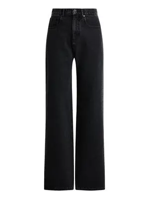 Scanlan Theodore Denim Straight-leg Jeans - Washed.black