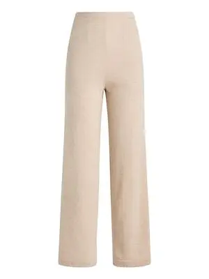 Scanlan Theodore Cashmere Straight Leg Trousers Wheat