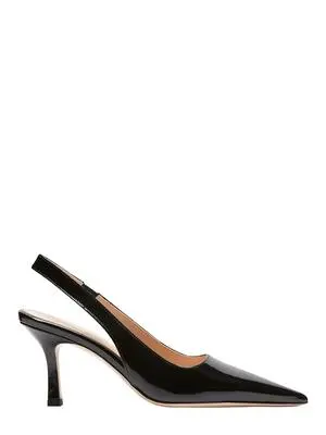 Scanlan Theodore Polished Slingback Heel - Black