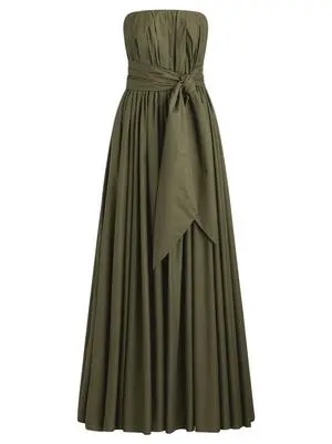 Scanlan Theodore Parachute Crepe Knit Gown - Jungle