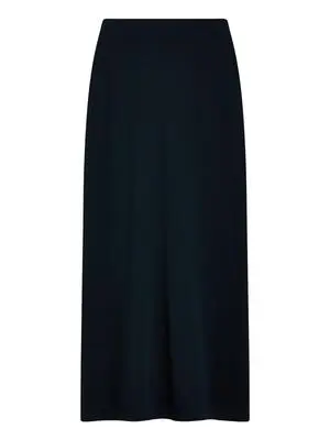 Scanlan Theodore Sateen Knit Skirt - Navy
