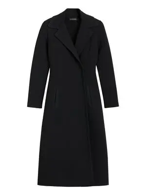 Scanlan Theodore Crepe Knit Coat - Black