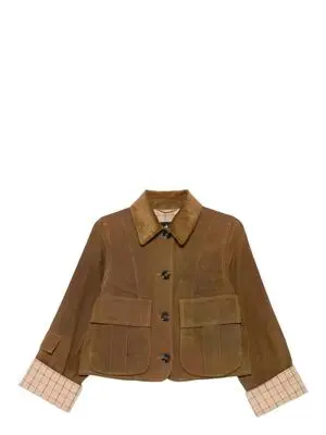 Barbour Dalbury Jacket With Corduroy-collar - Brown