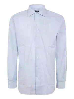 BARBA NAPOLI Striped Shirt Blue