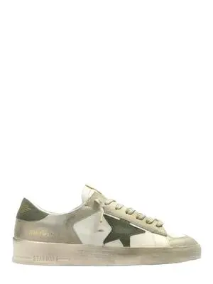 GOLDEN GOOSE Stardan Leather Sneakers - Neutrals