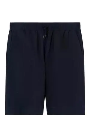 Emporio Armani Elastic-waist Deck Shorts - Blue