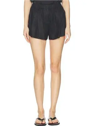 LOVERS AND FRIENDS Caren Linen Short - Black