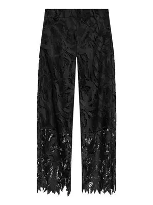Munthe Lace Trousers - Black