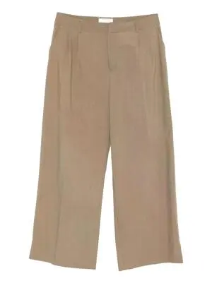 THESTROY Pleated Trousers - Neutrals