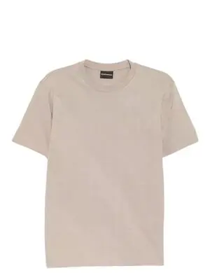 Emporio Armani Monogram T-shirt - Neutrals