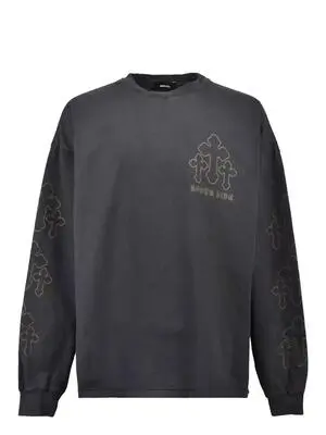 BREATH Long-sleeve Crew-neck T-shirt - Black