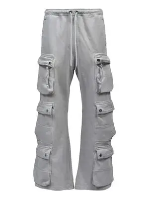 BREATH Eyelet-detail Cargo Pants - Grey
