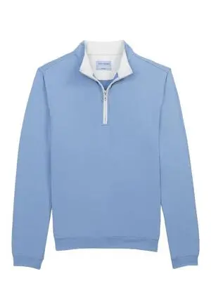 Scott Barber Quarter Zip Pullover - Blue