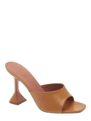 Amina Muaddi Lupita Slide Sandal - Brown