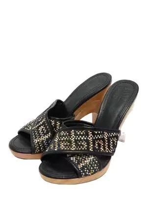 GIVENCHY Givenchy Woven Heel Sandals