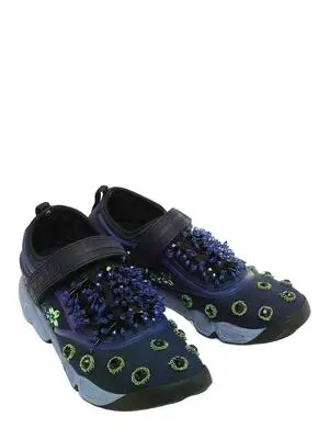 Dior Embellished Fusion Sneakers - Blue