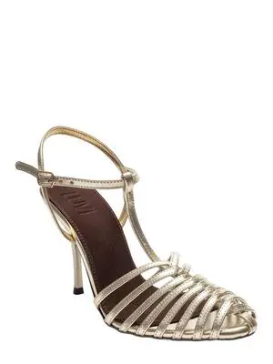 PROLOGUE SHOES Pasion Stiletto Pump - Gold