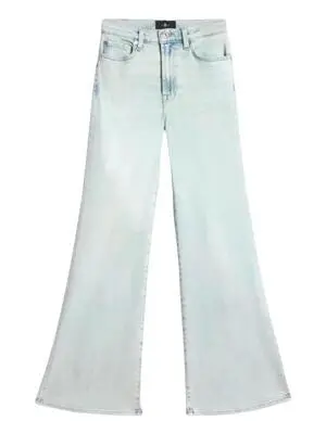 7 For All Mankind High-rise Flared Jeans - Blue