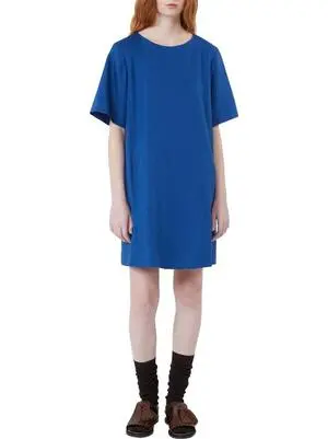 MAX MARA Aloa Cotton & Linen T-Shirt Dress