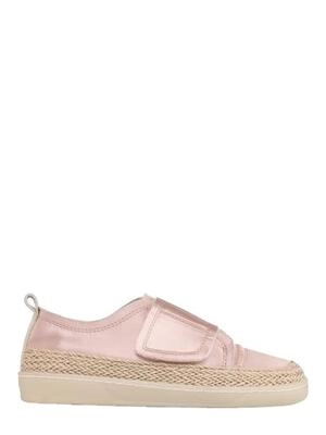 J/SLIDES NYC Hollis Satin Sneaker - Blush
