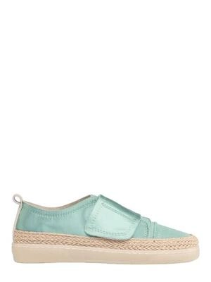 J/SLIDES NYC Hollis Satin Low-top Sneakers - Mint
