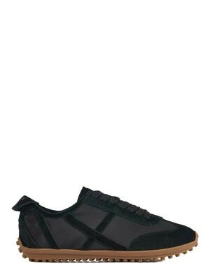 J/SLIDES NYC Emily Suede Sneaker - Black