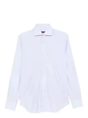 BARBA NAPOLI Point-collar Shirt - Blue