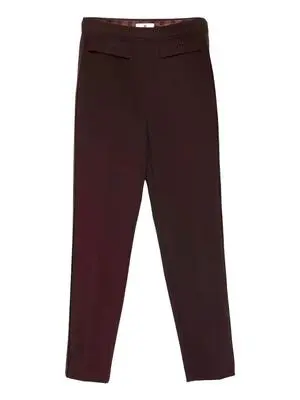 Elisabetta Franchi Essential Collection" Press-crease Trousers - Brown