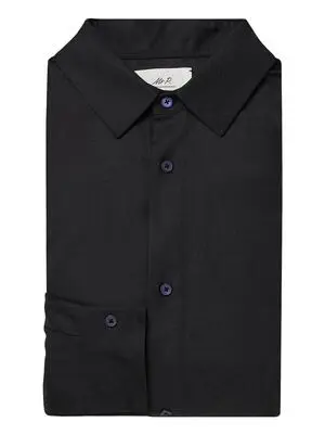 Mr P. Wool, Silk And Cashmere-blend Shirt - Gray