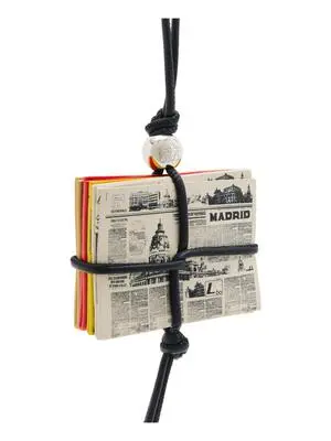 Loewe Newspaper Charm - Multicolor