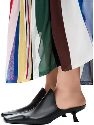 Loewe Lambskin Mule - Black