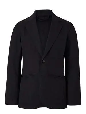 AARON LEVINE Cotton-canvas Blazer - Black
