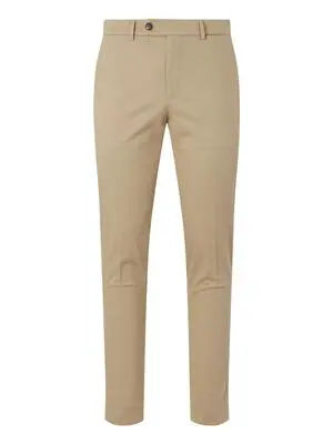 SLOWEAR Tapered Stretch-Cotton Trousers