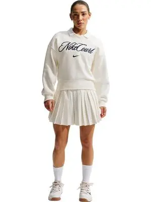 Nike Court Collection Dri-fit High-waisted Tennis Shorts - White