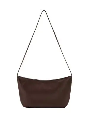 THE ROW E/w Izzy Leather Shoulder Bag - Brown