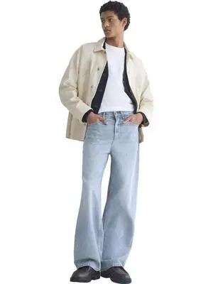 Everlane Baggy Rigid Organic Denim Jean - Light Indigo