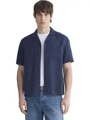 Everlane Linen Resort Shirt - Navy