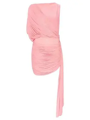 Alex Perry Draped Mini Dress - Pink
