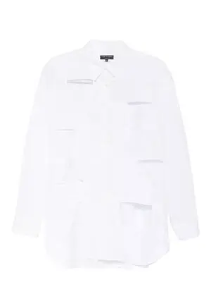 Comme Des Garçons Cut-out-design Shirt - White