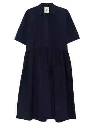 SEMICOUTURE Polo-Collar Dress Blue
